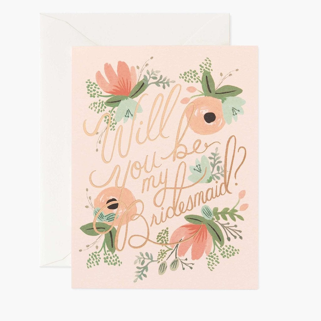 Rifle Paper Co. Card - Blushing Bridesmaid | Parker Paper Company
