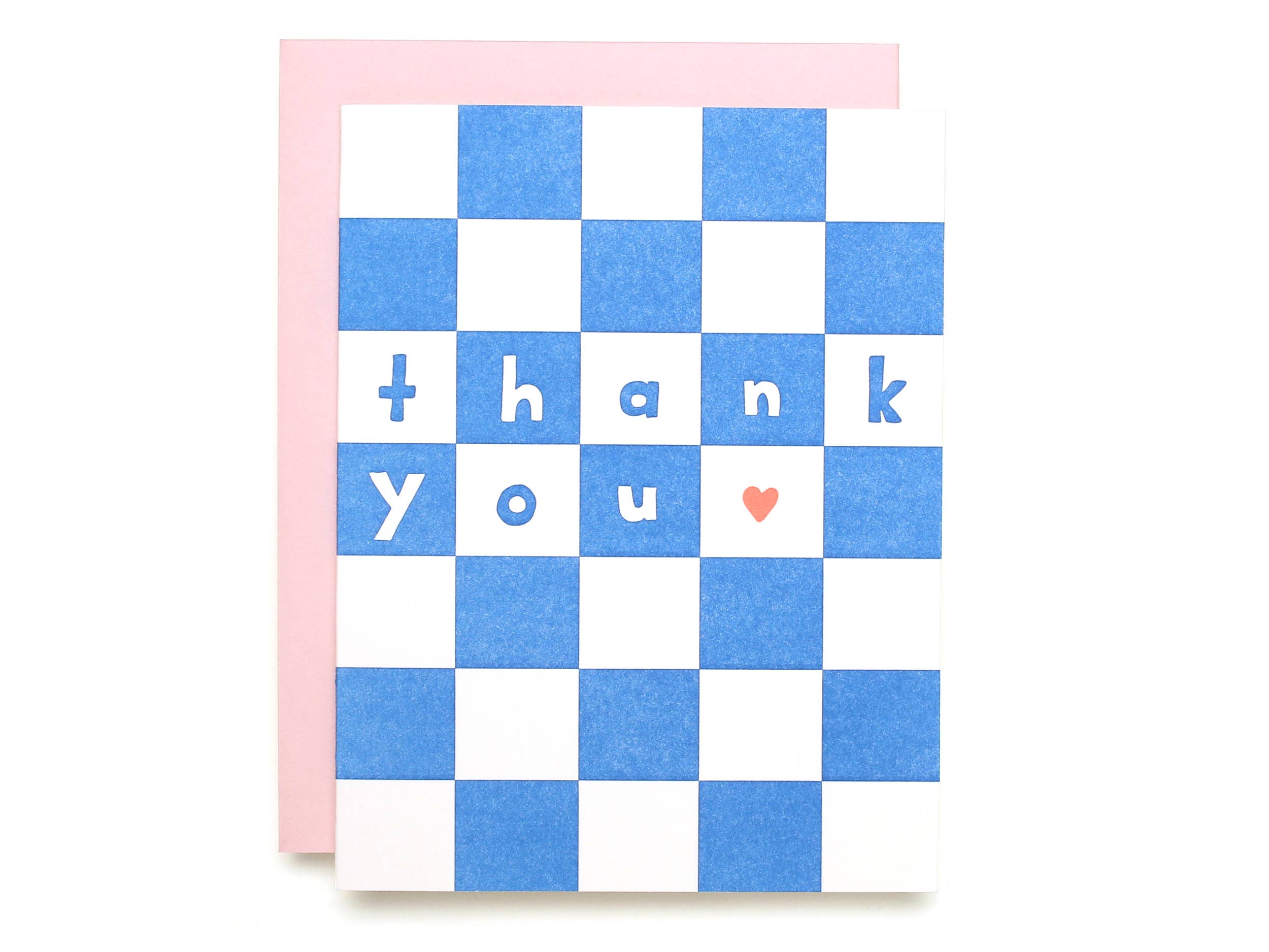 Shorthand Press Card - Thank You Checker | Parker Paper Company
