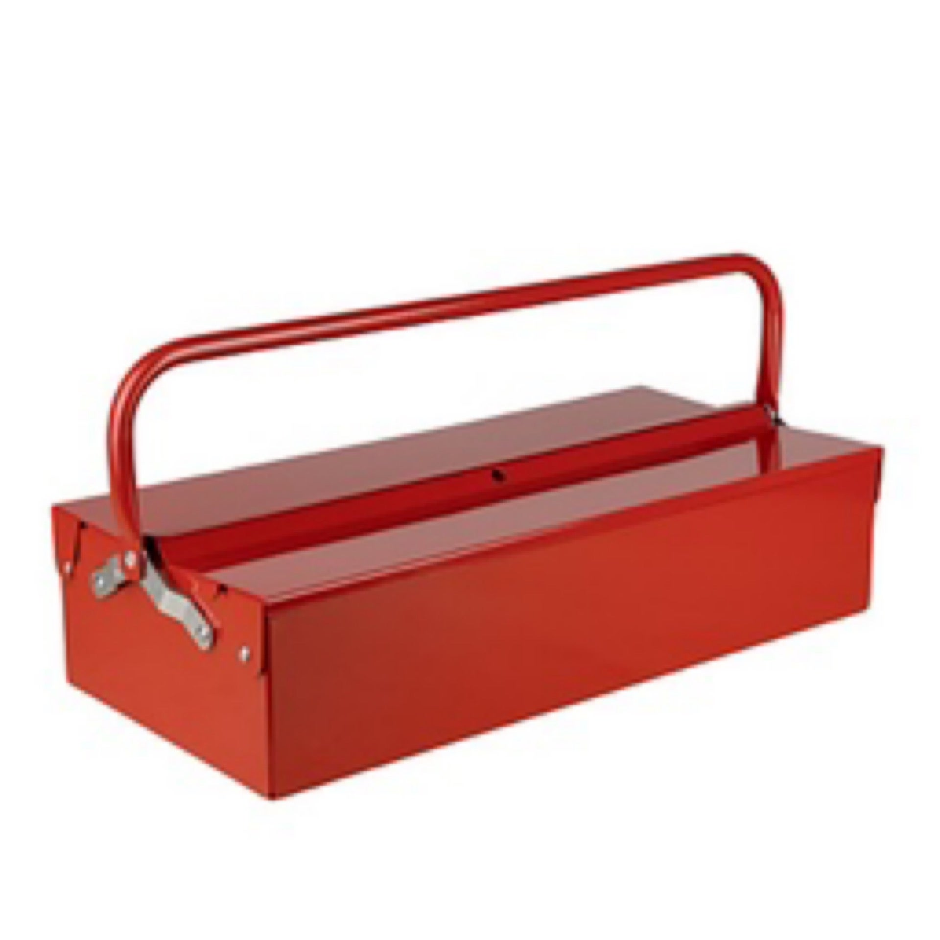 Metalplus Single Layer Steel Toolbox - Glossy Red | Parker Paper Company