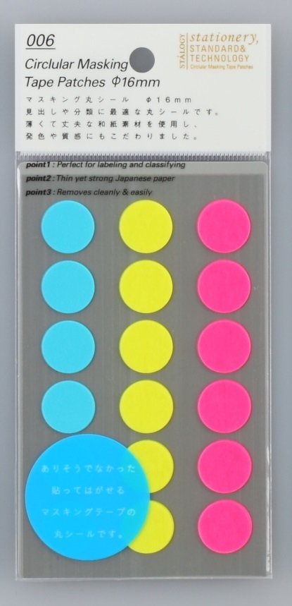 Stalogy Circular Masking Tape Patches | Parker Paper Company