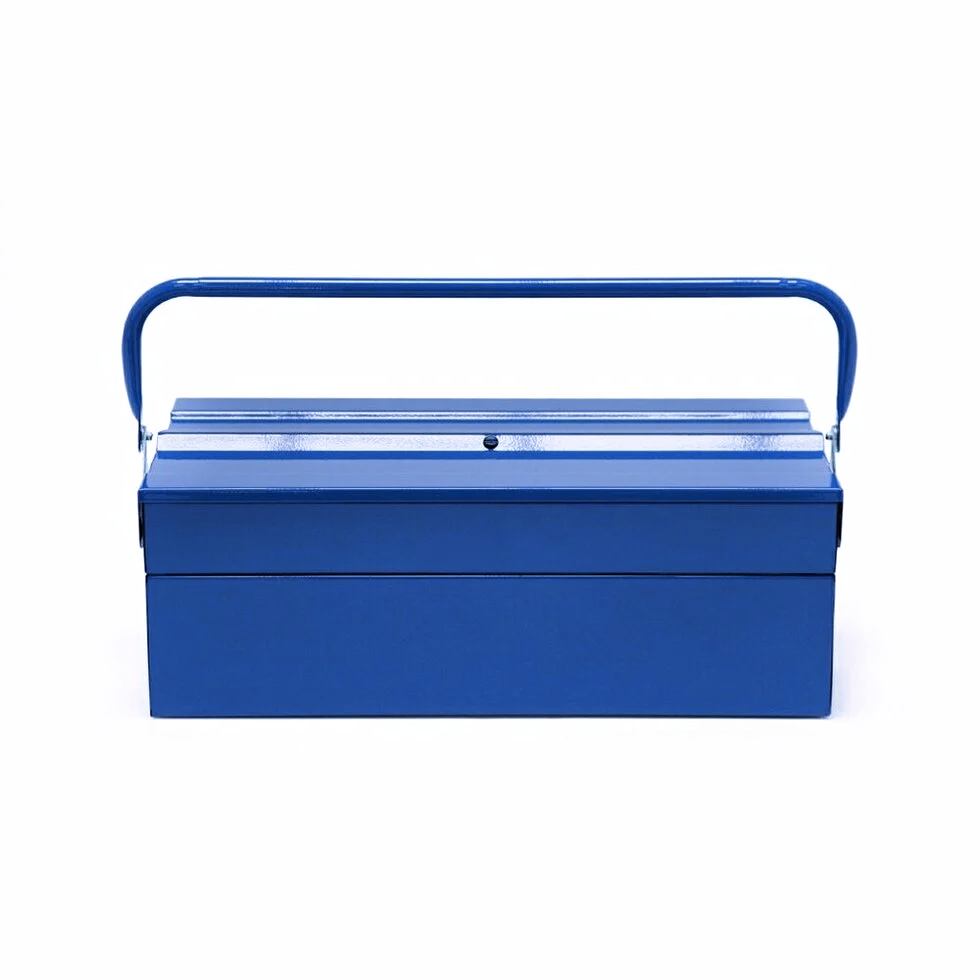 Italian Metal Double Layer Tool Box | Parker Paper Company