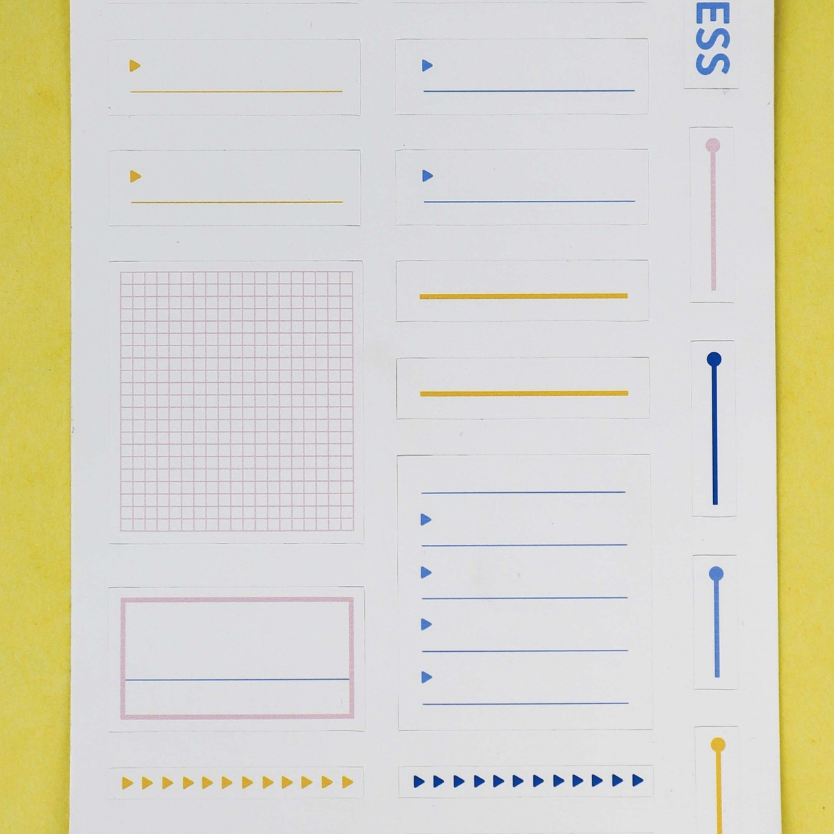 Recess Sticker Sheet - Planner Guides | Parker Paper Company