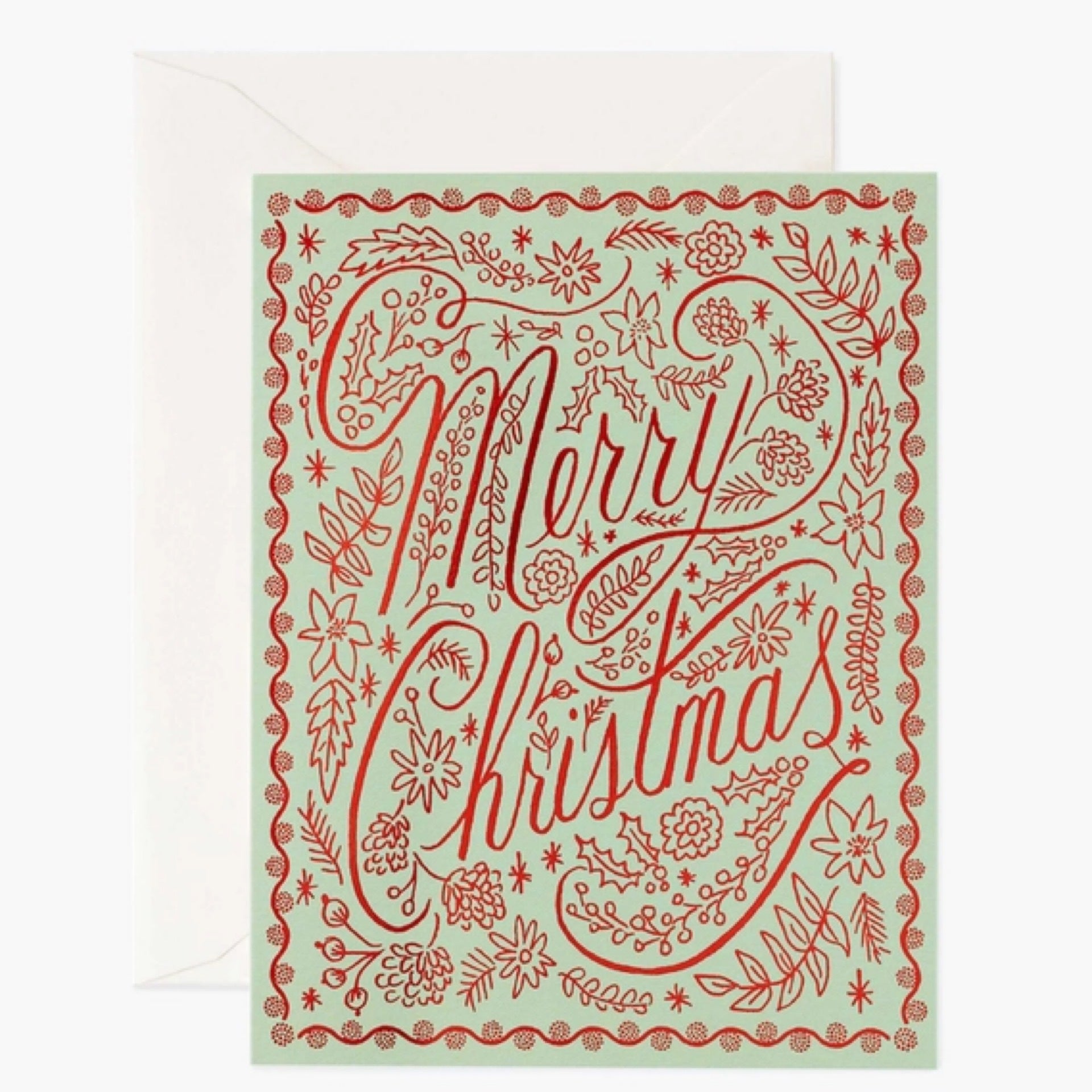 Rifle Paper Co. Crimson Christmas Card | Parker Paper Company