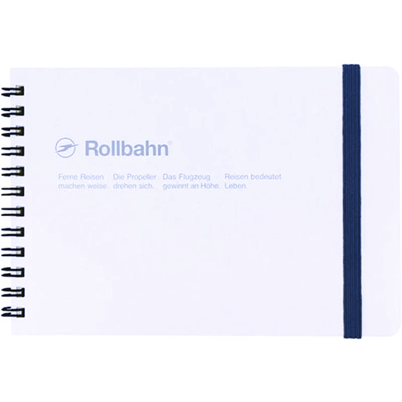 Rollbahn Horizontal Spiral Notebook - White | Parker Paper Company