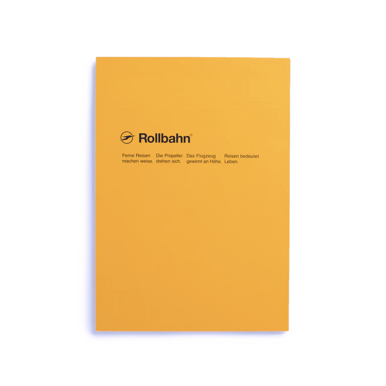 Rollbahn A7 Notepad - Yellow, Ruled | Parker Paper Company