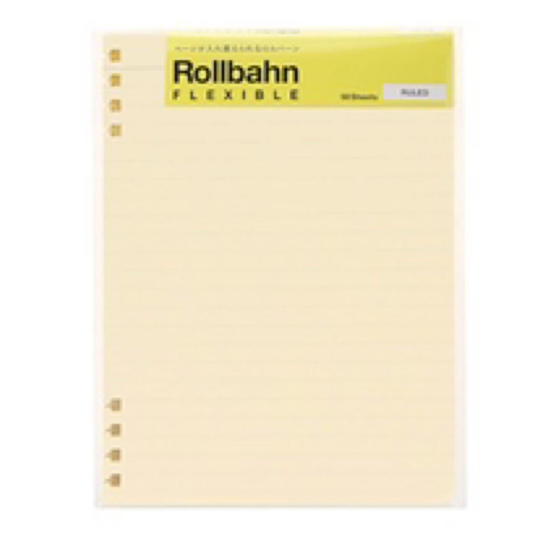 Rollbahn Flexible Refill Pages - Large, Ruled, Cream | Parker Paper Company