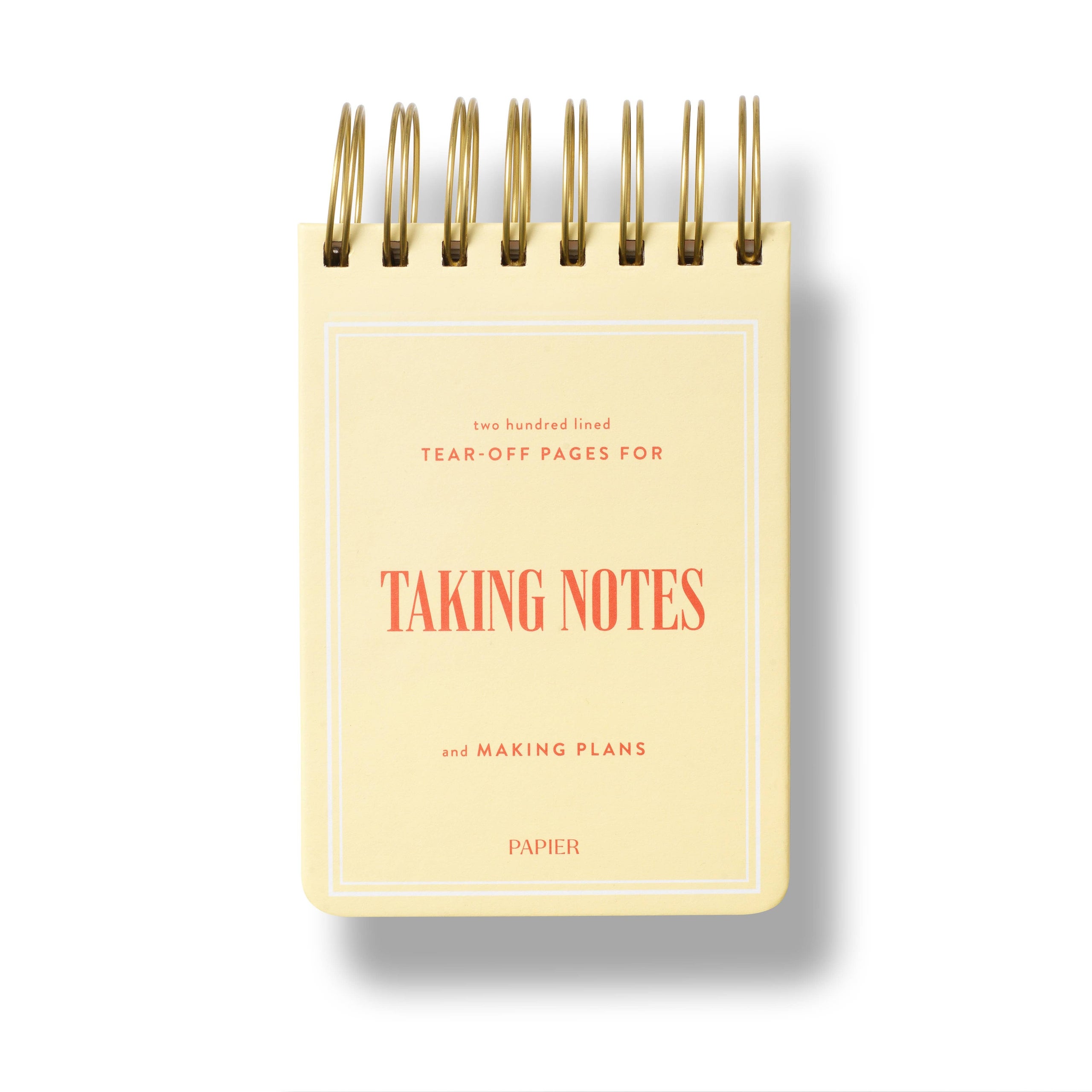 Papier Taking Notes Spiral Notepad | Parker Paper Company